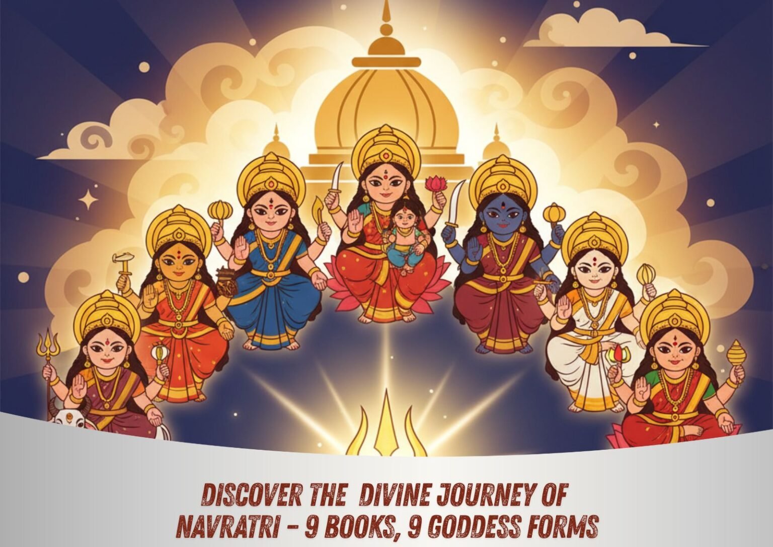 Discover the Divine Journey of Navratri – 9 Books, 9 Goddess Forms ...